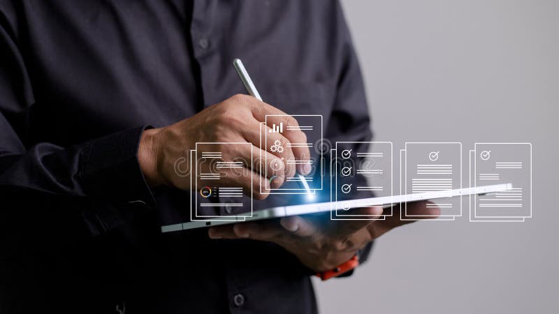 Electronics Document Icons, E-document Management, Online Documentation ...