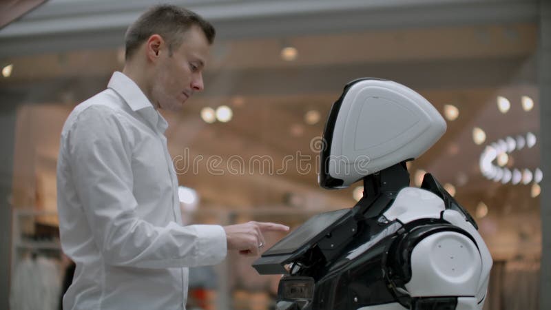 Electronics Engineer Working, Scientist Inventor on Robot Construction ...