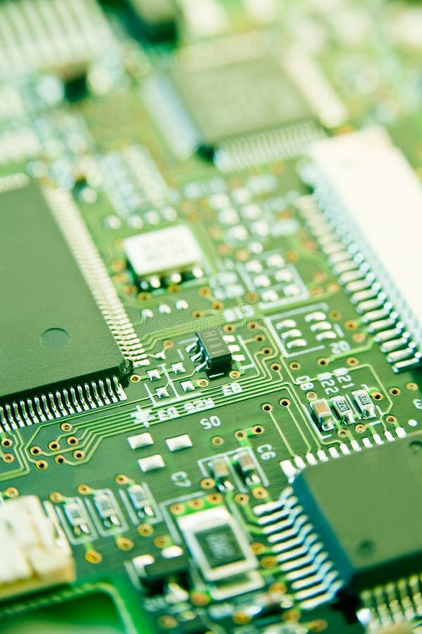 Electronic circuit stock image. Image of chip, component - 7591133
