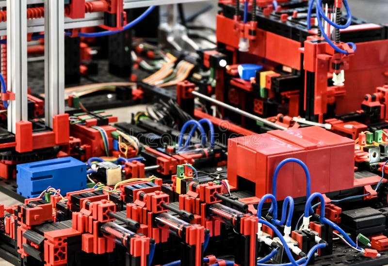Electronics Inside a Machine Tool Stock Photo - Image of machine ...