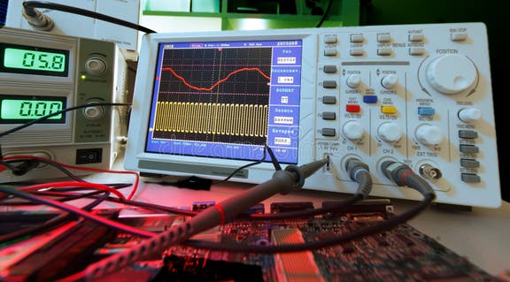 281 Electronics Lab Oscilloscope Stock Photos - Free & Royalty-Free ...