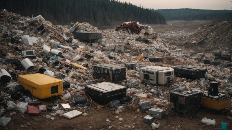 Electronics Landfill. the Concept of Environmental Protection ...