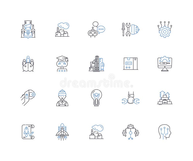 Electronics Line Icons Collection. Circuitry, Devices, Gadgets ...
