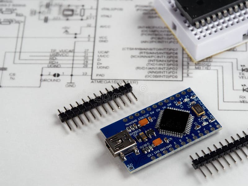 Electronic DIY Project Arduino.Electronics And Microprocessor.Drawing ... Electronic DIY Project Arduino.Electronics And Microprocessor.Drawing ...