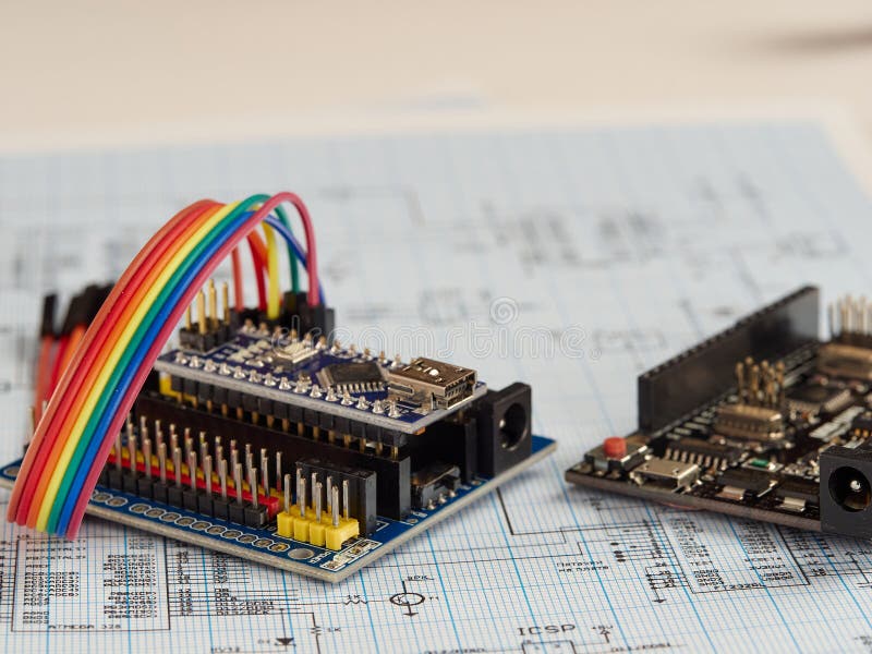 Electronic DIY Project Arduino.Electronics And Microprocessor.Drawing ... Electronic DIY Project Arduino.Electronics And Microprocessor.Drawing ...