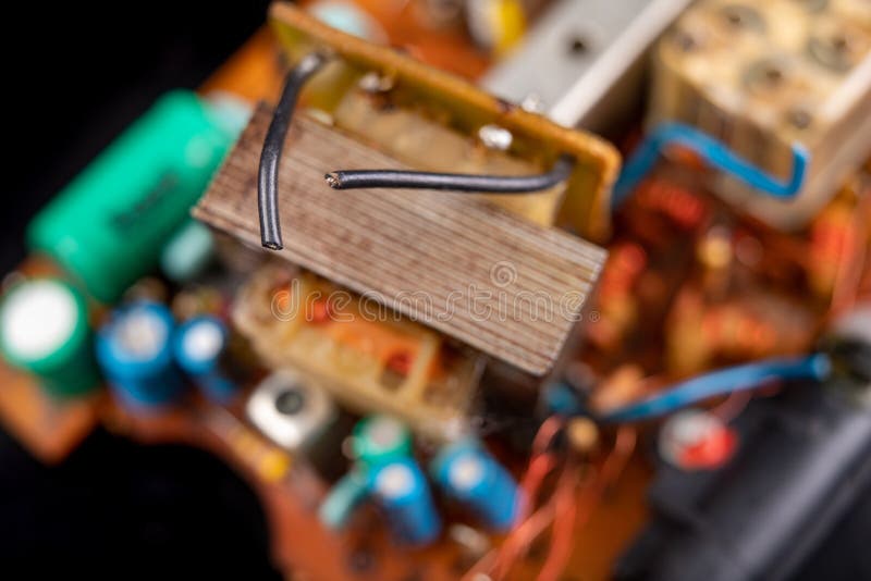 Electronics from Old Electronic Devices. Parts for Repair in an ...