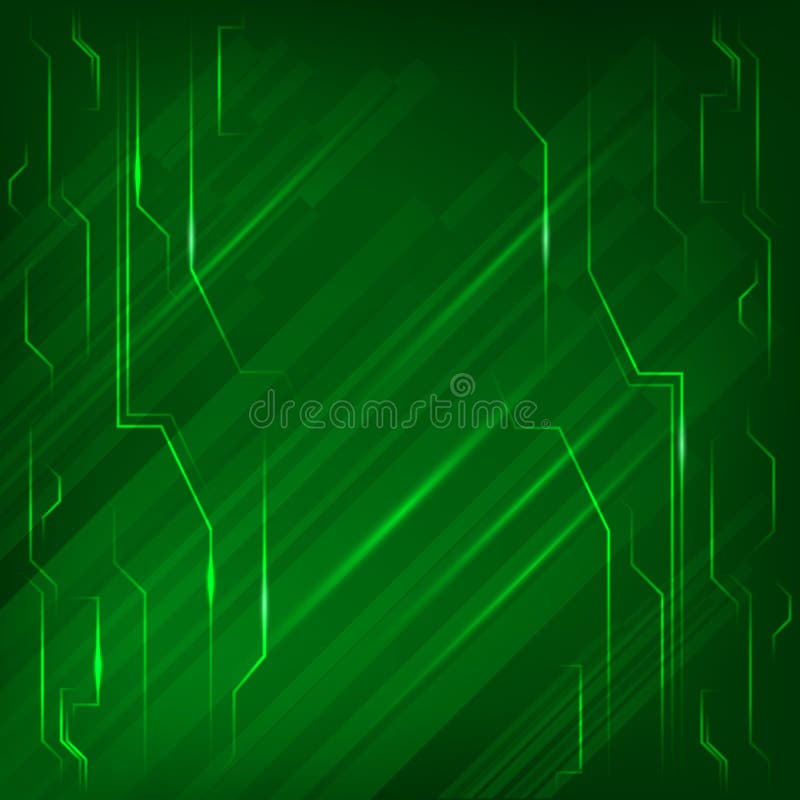 Electronics-page-background-green-light-bright-line Stock Vector ...