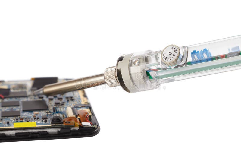 Electronics repair process stock photo. Image of technology - 86685172