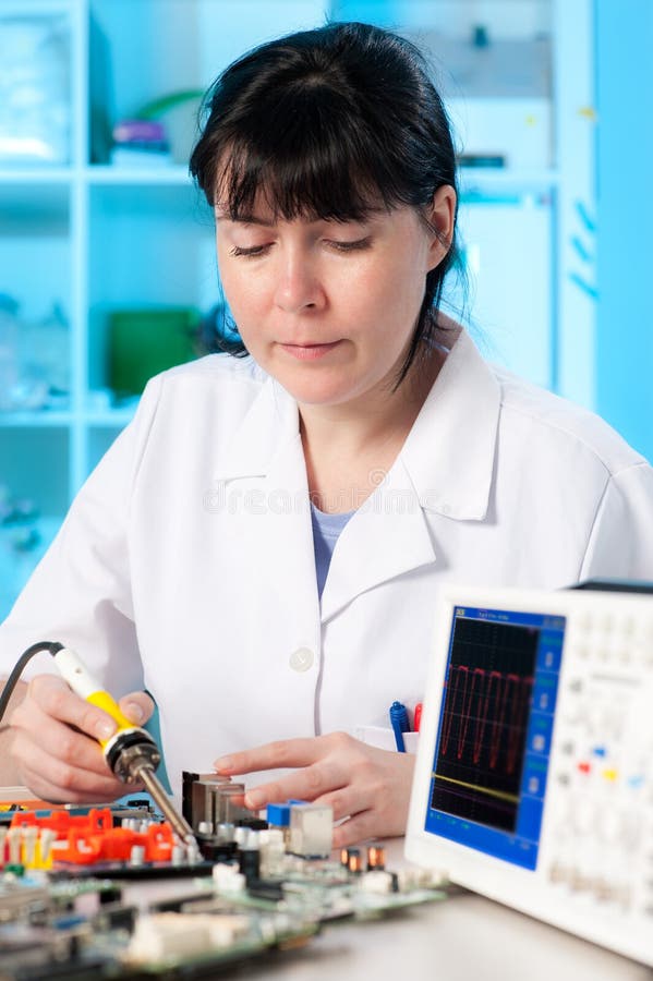 Electronics Repair stock image. Image of capacitor, business - 34919571