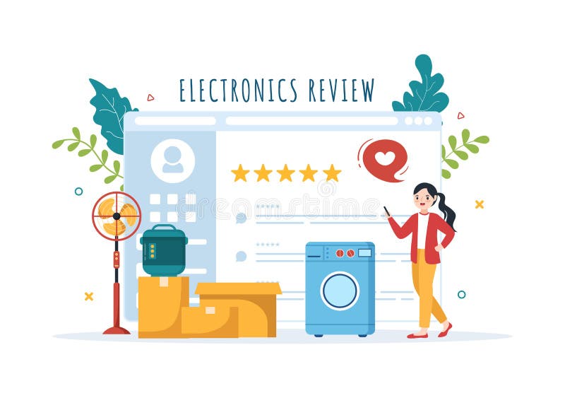 Electronics Review with Customer Rating Quality of Service or ...