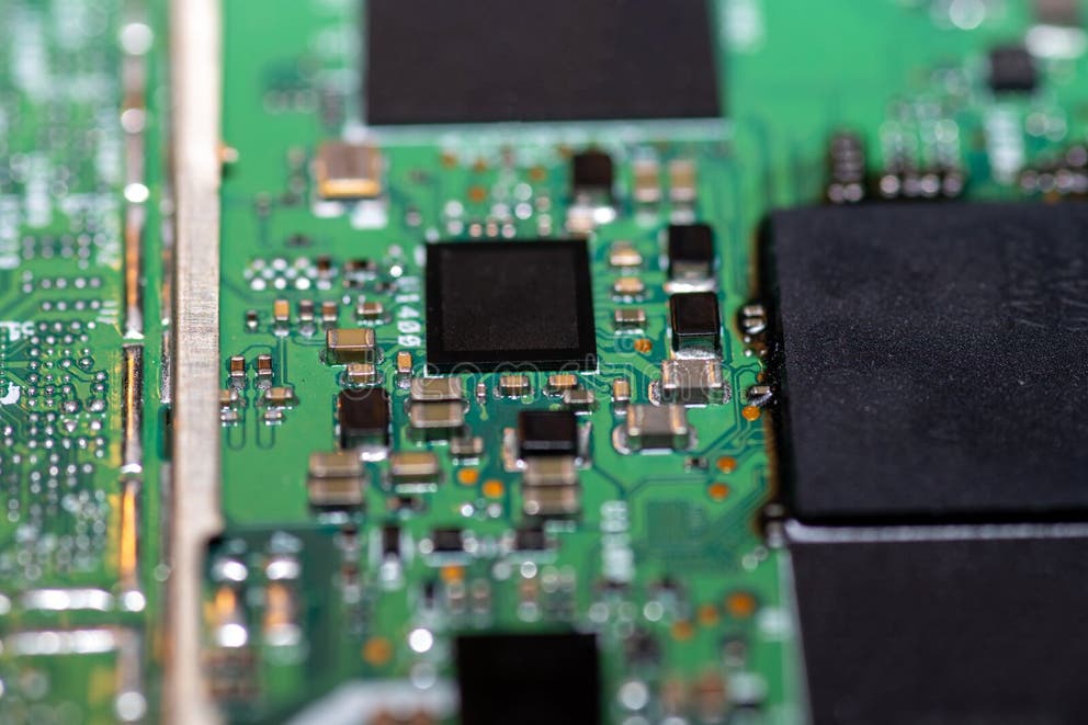 Electronics stock image. Image of electronic, green - 297047513