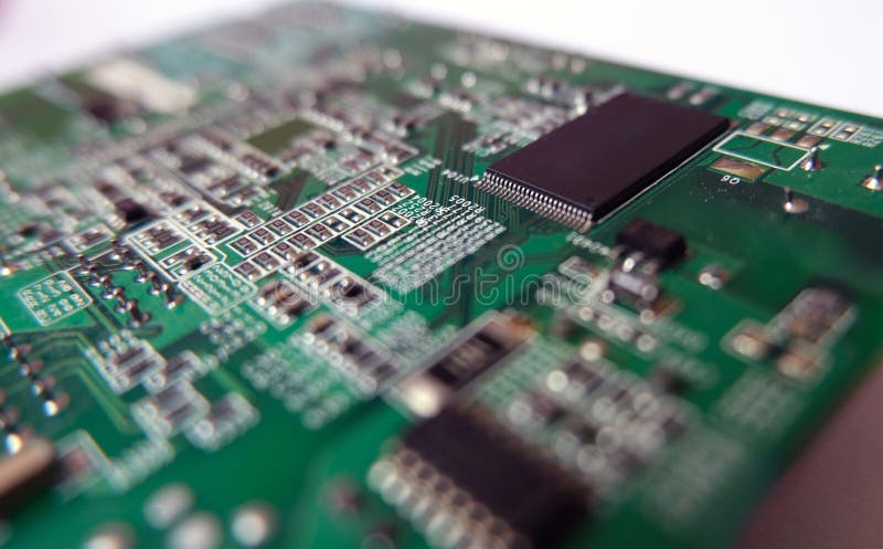 Electronics with Semiconductor Micro Chips Stock Image - Image of chip ...