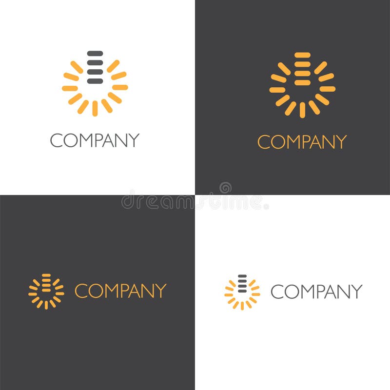 Electronics Services or Goods Company Logo Stock Vector - Illustration ...