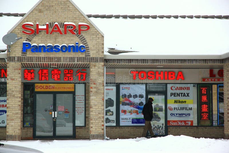 Electronics Store editorial photography. Image of panasonic - 18557772