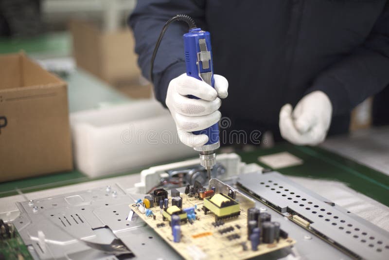 Diode Factory Workers editorial image. Image of device - 43626020