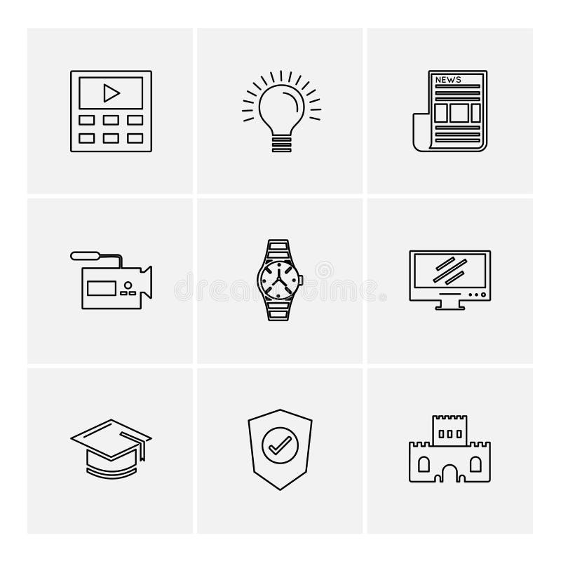 Electronics , Technology , Study , Education , Science ,eps Icon Stock ...