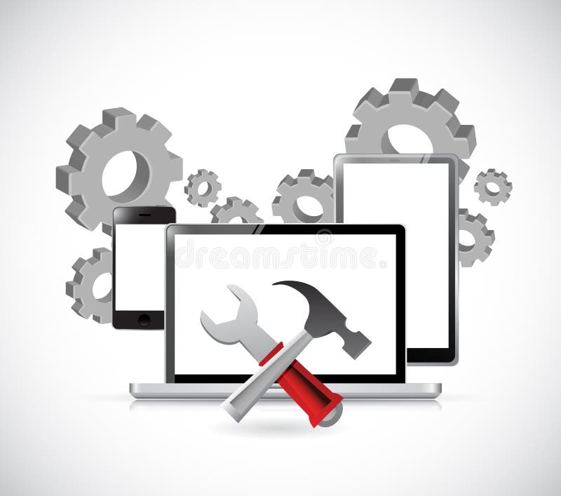 Electronics tools stock illustration. Illustration of solder - 14936633