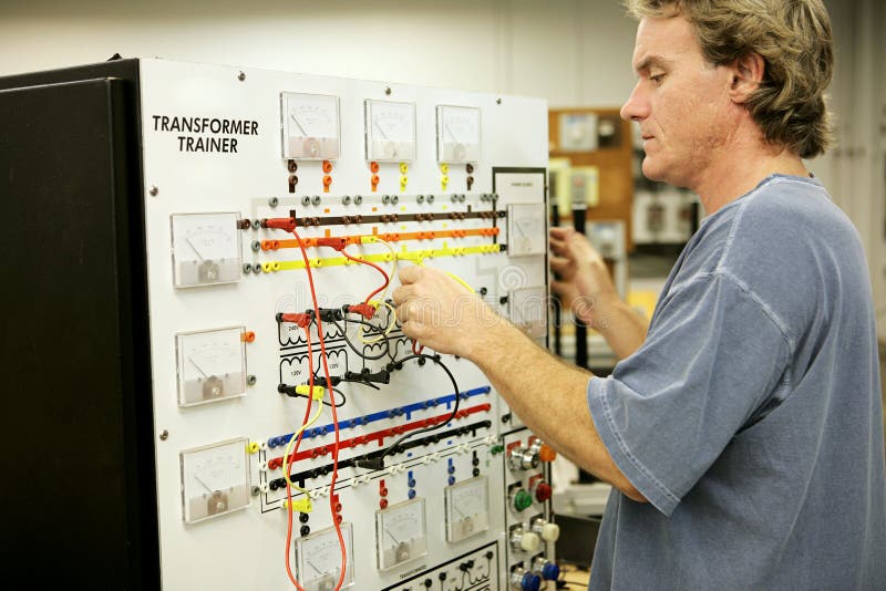 Electronics Training stock photo. Image of people, industrial - 2803368