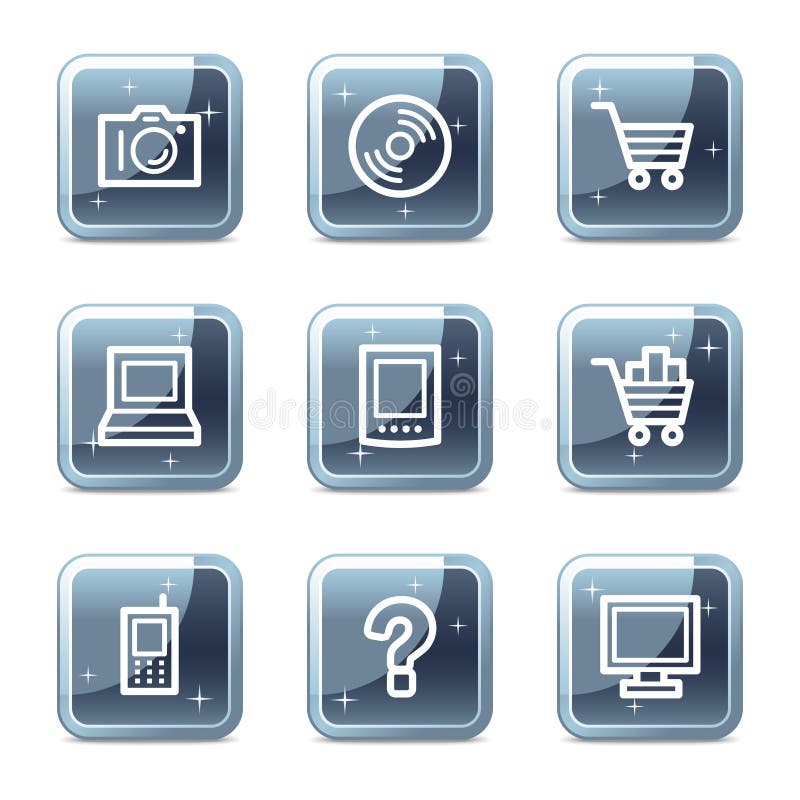 Electronics web icons stock vector. Illustration of help - 7146746