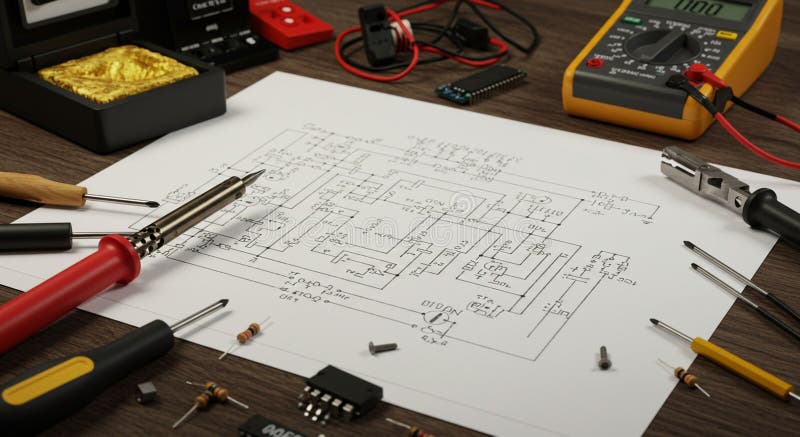 Detailed Digital Circuit Diagram Stock Illustrations – 1,877 Detailed ...