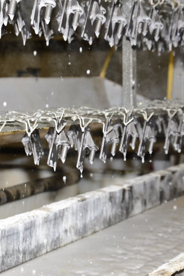 Manufacturing Plating Environment Stock Image - Image of agitate ...