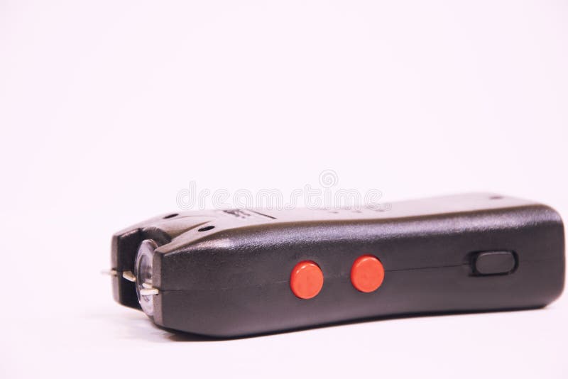 An Electroshocker on a White Background. Stock Image - Image of safe ...