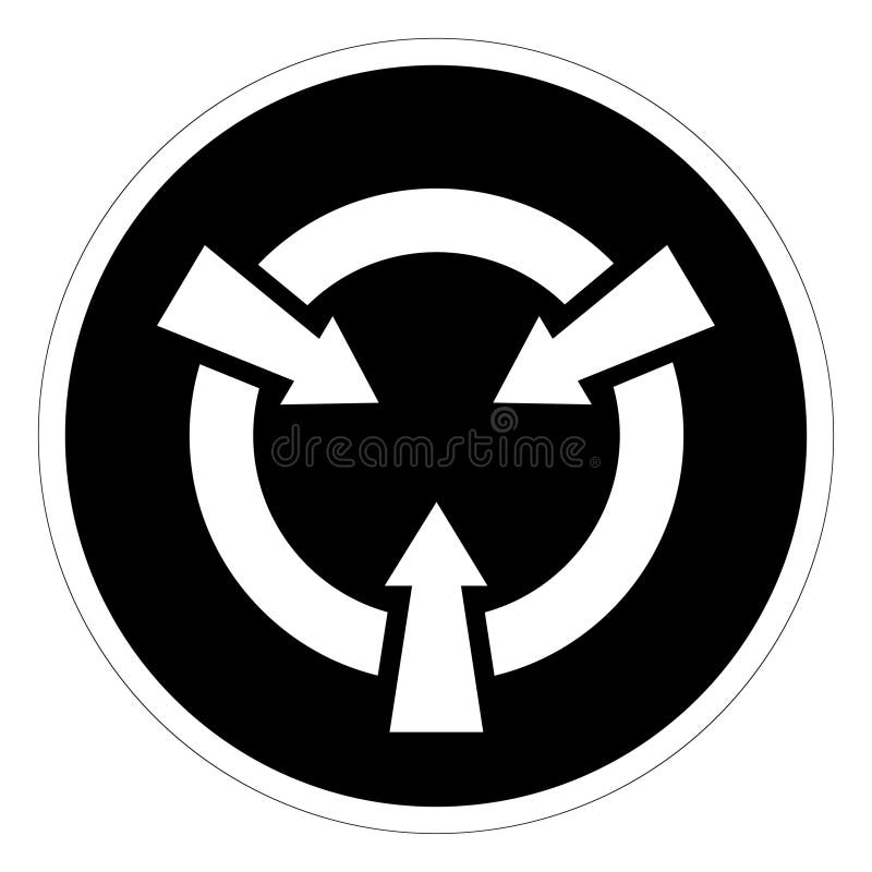 Electrostatic Sensitive Device (ESD) Symbol Sign, Vector Illustration ...