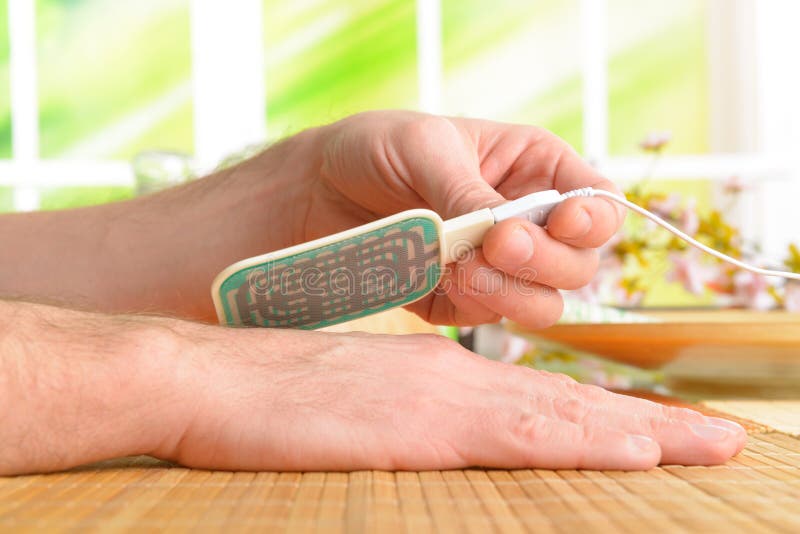 Electrotherapy stock image. Image of bioresonance, electro - 41645885