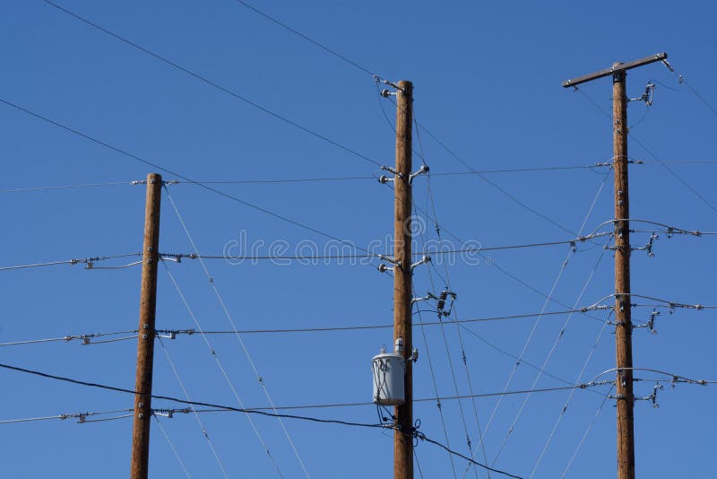 Electric Power lines stock image. Image of electric, wires - 77207417