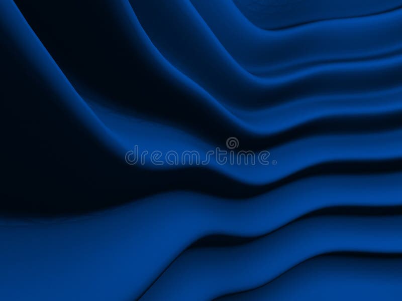Elegance Blue Wave Stripe Wall Background Stock Illustration ...
