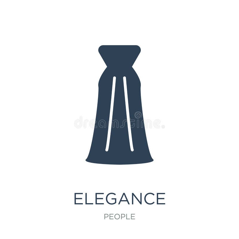 Elegance Icon in Filled, Thin Line, Outline and Stroke Style. Vector ...