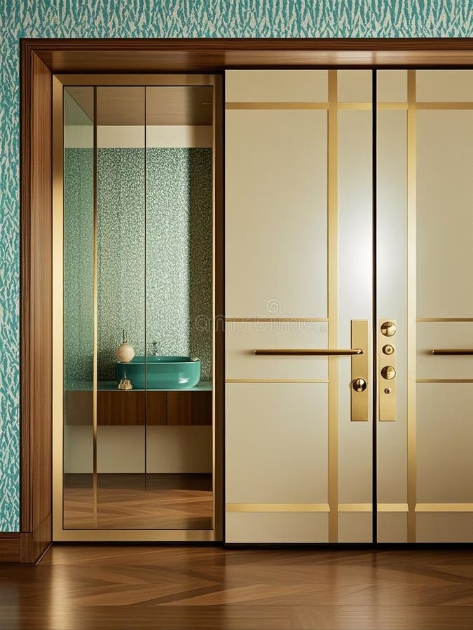 Elegance and Modernity. Interior Design and Architecture Portfolio Cover Stock Illustration ...