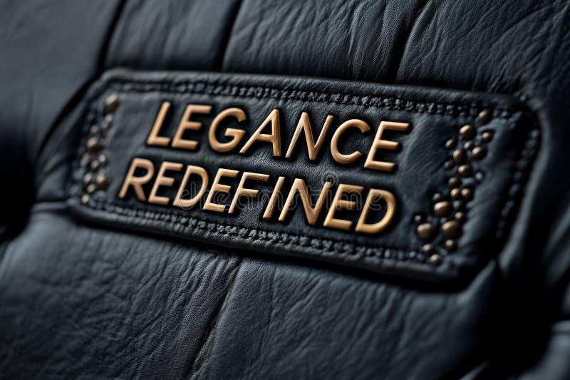 Elegance Redefined in Leather Texture Stock Illustration - Illustration ...