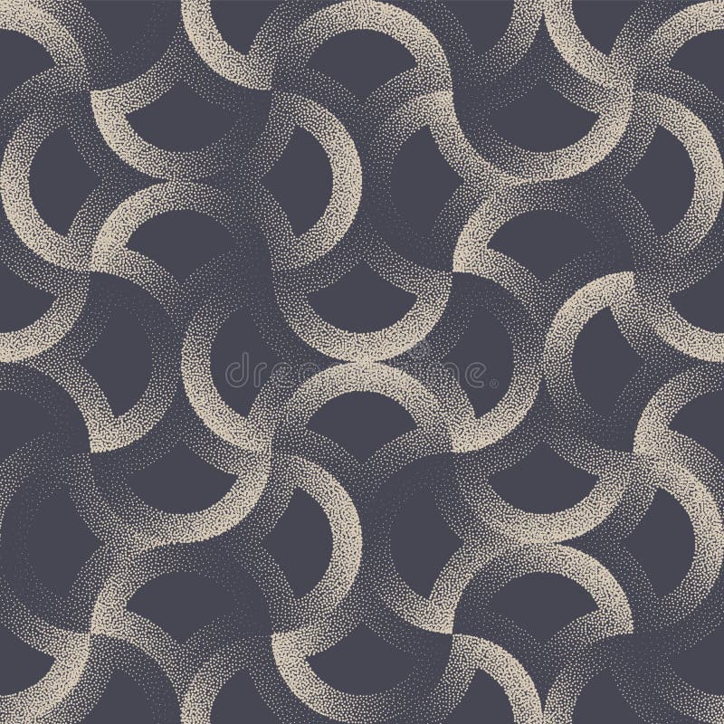 Elegance Seamless Pattern Vector Art Semi Circles Luxury Abstract ...