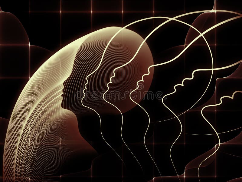 Elegance of Soul Geometry stock illustration. Illustration of ...