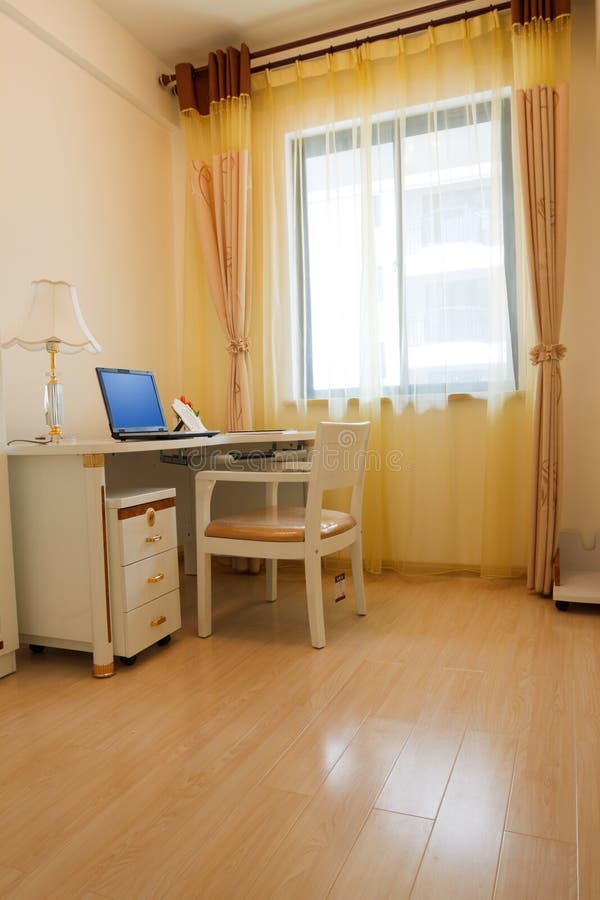 The Elegance Study Room Interior Stock Photo - Image of apartment ...