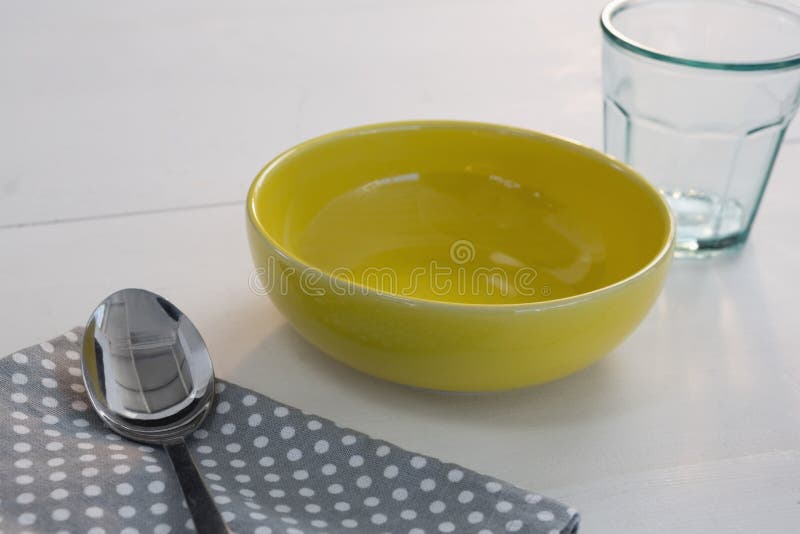 Elegance Table Setting on Wooden Plank Stock Photo - Image of plank ...