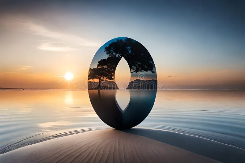 Elegant 3D Render: Letter O with Reflective Brilliance Stock Image ...