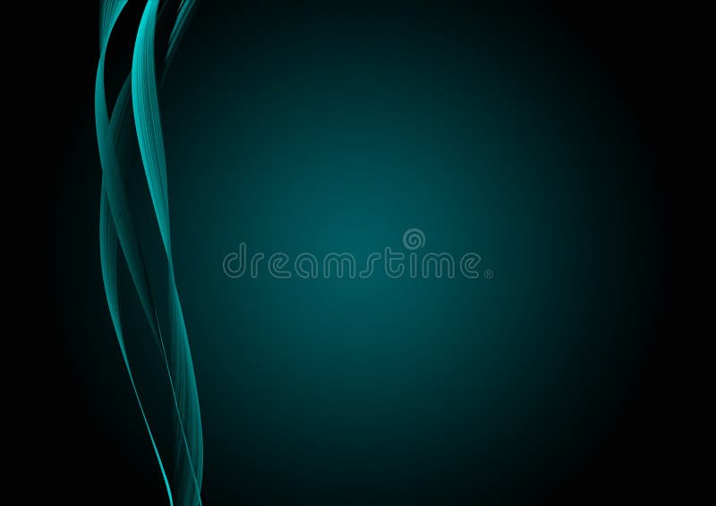 Elegant Abstract Aqua Background Design Stock Illustration ...