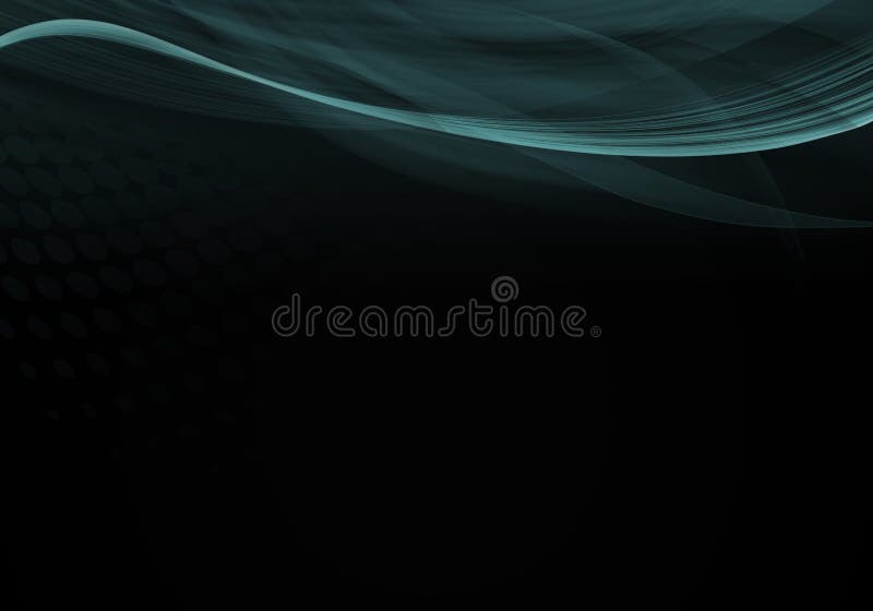 Elegant Abstract Aqua Background Design with Space Stock Illustration ...