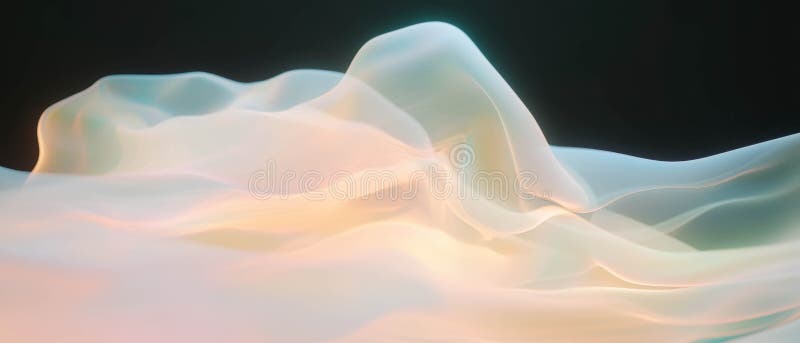 Elegant Abstract Background Featuring Smooth Gradients and Soft 3D ...