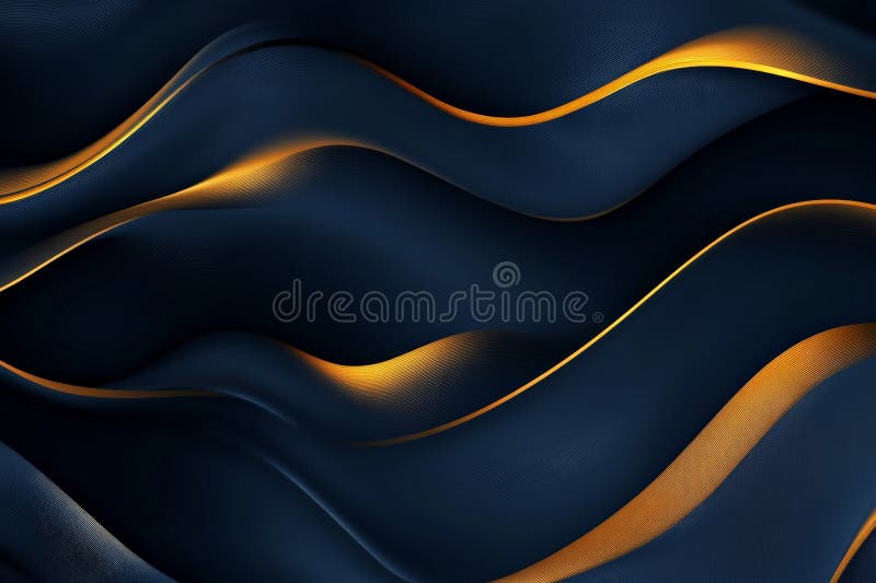 An Elegant Abstract Background with Rich Gradients in Deep Navy Blue ...