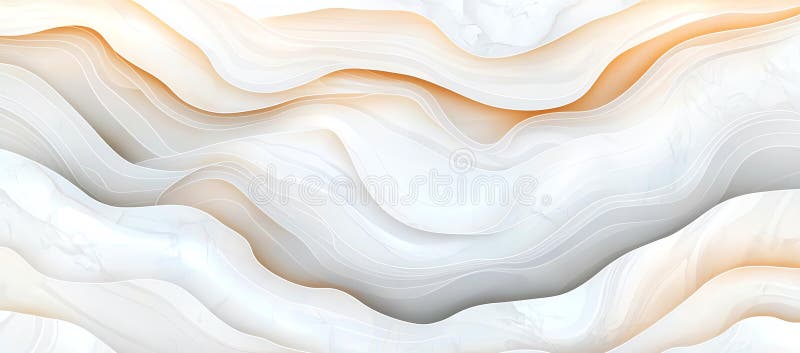 Elegant Abstract Background with Wavy Layered Patterns in Soft Neutral ...