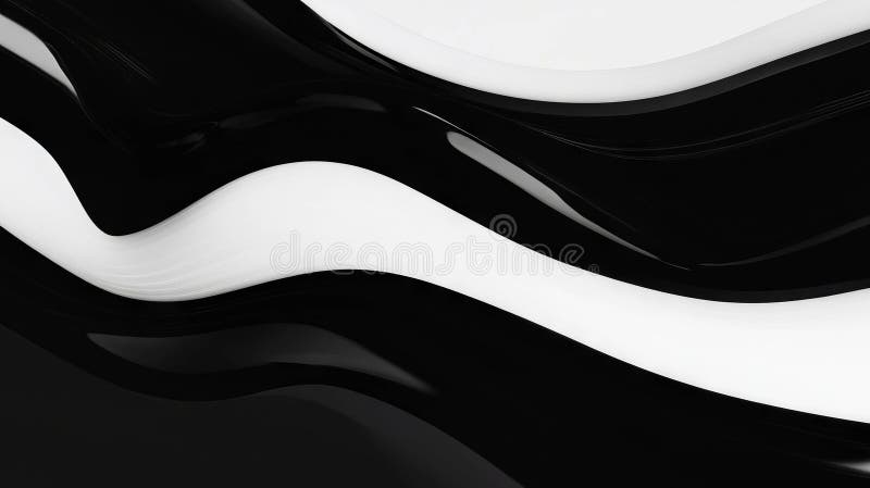 Elegant Abstract Black and White Curved Geometric Arches Background ...