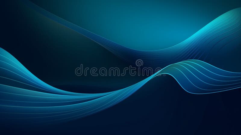 Elegant Abstract Blue Wave Vector Background for Sophisticated Design ...