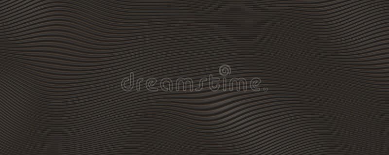 Elegant Dark Brown Wavy Line Background Stock Illustration ...