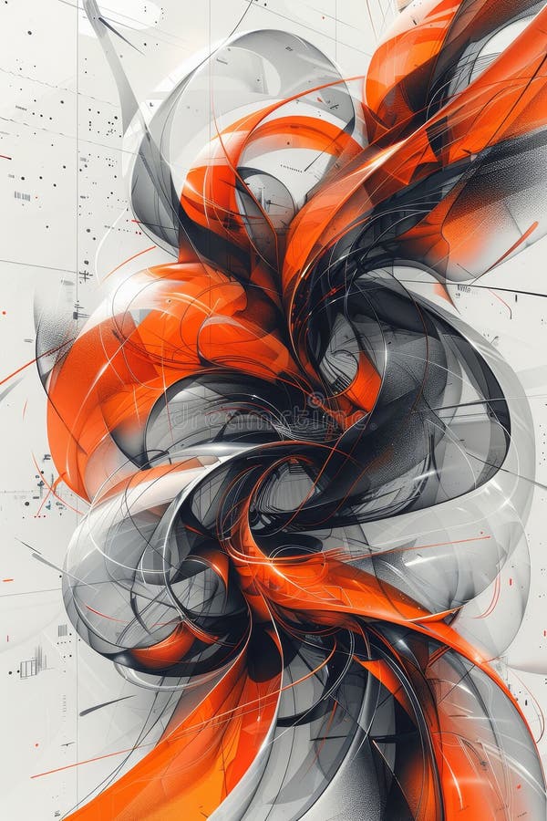 Elegant Abstract Design Vector Art Stock Illustration - Illustration of ...