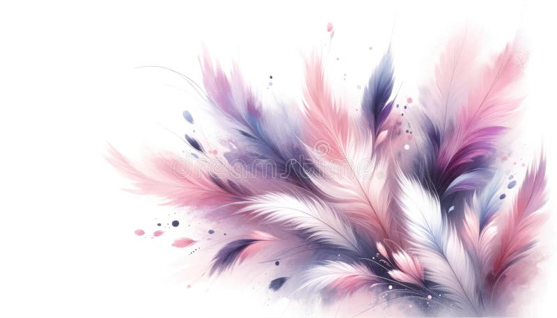 Elegant Abstract Feather Artwork, Creative Design Concept Stock ...