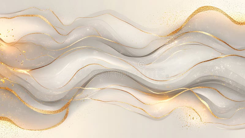 Elegant Abstract Gold Wave Background Design Royalty Free Image Stock ...