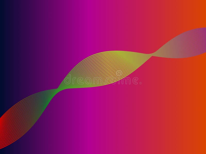 Elegant Abstract Light Wave Design Stock Illustration - Illustration of ...